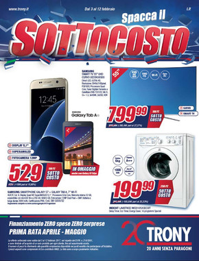 volantino Trony a Cosenza: offerte e orari